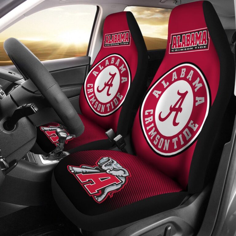NCAA Alabama Crimson Tide Car Seat Covers Collegiate Pride on Wheels ...