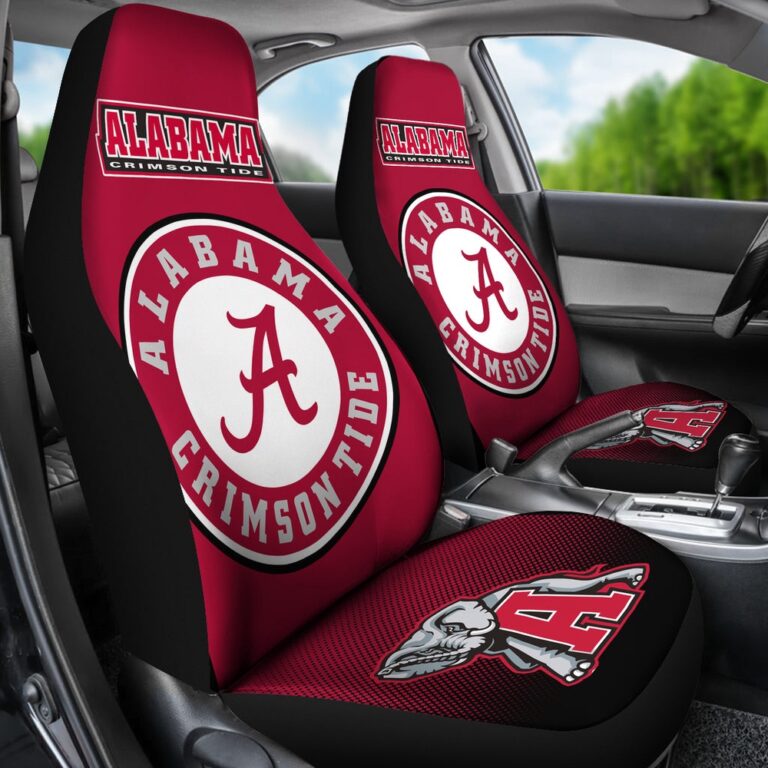 NCAA Alabama Crimson Tide Car Seat Covers Collegiate Pride on Wheels ...
