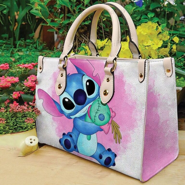 Cartoon Disney Lilo And Stitch Leather Handbag - Siblinglove
