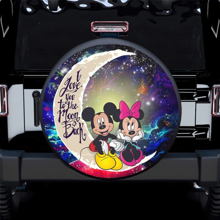 Stitch And Toothless Spare Tire Cover Decor For Car - Siblinglove