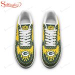 Personalized Name Green Bay Packers Air Force 1 Shoes - Siblinglove