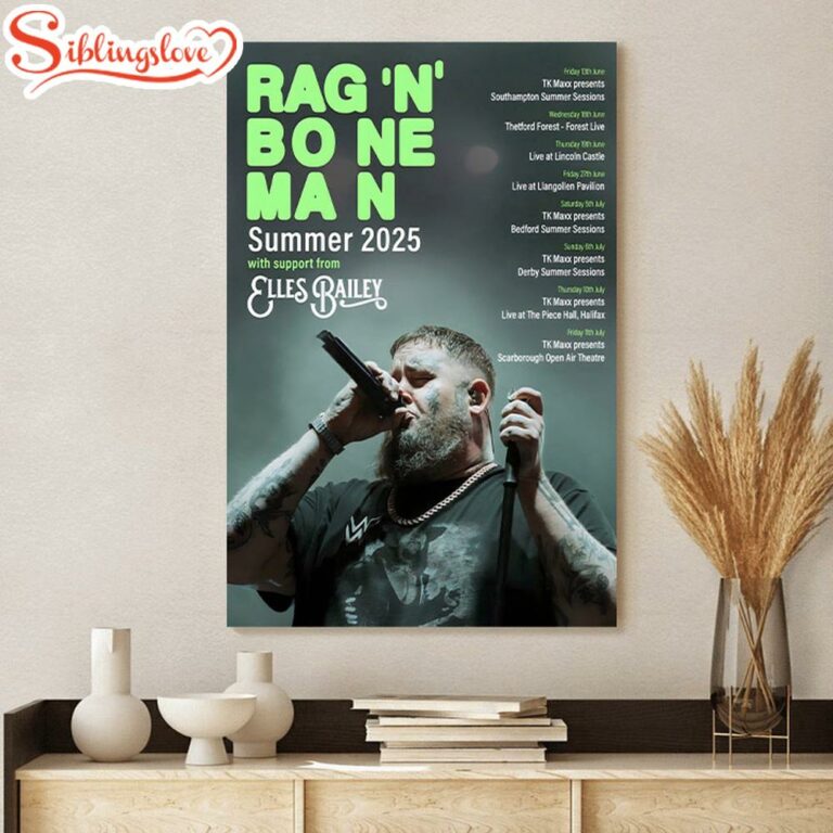 Rag 'n' Bone Man What Do You Believe In Summer 2025 UK Tour Poster ...