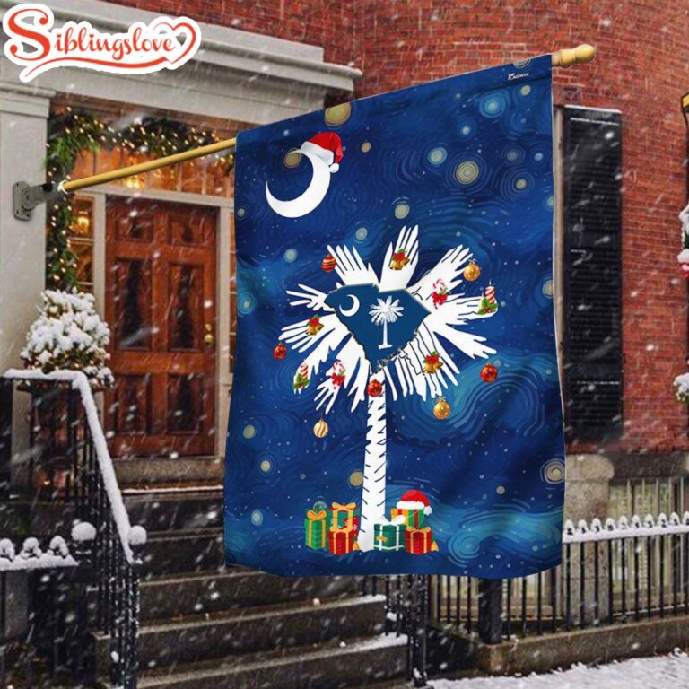 Christmas Flag Nativity Scene Oh Holy Night Jesus Was Born House And ...