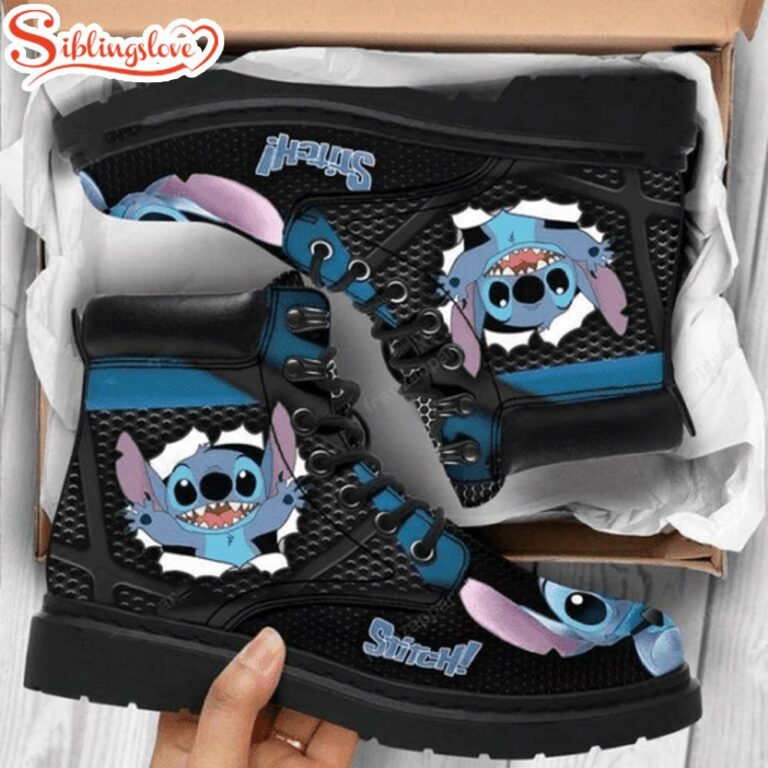 Jack Skellington Art Leather Boots Gift For Fans - Siblinglove