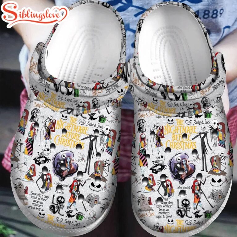 The Nightmare Before Christmas Clogs Shoes For Men Women - Siblinglove