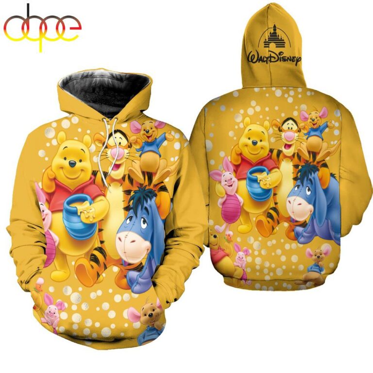 Winnie the pooh Lovers All Over Print Hoodie Shirt - Siblinglove Winnie the pooh Lovers All Over Print Hoodie Shirt - Siblinglove